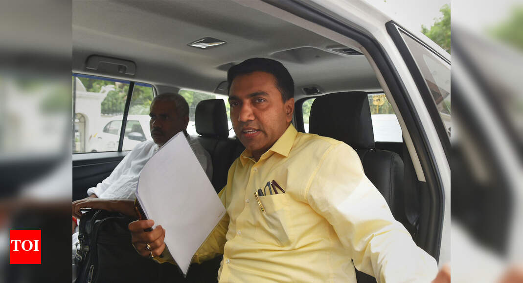 Goa CM Pramod Sawant drops 4 ministers from Cabinet | Goa News - Times ...