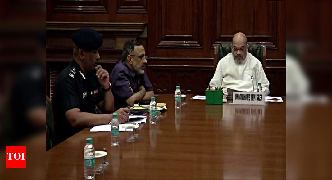 Home minister Amit Shah chairs high-level meet to review flood preparedness | India News - Times ...