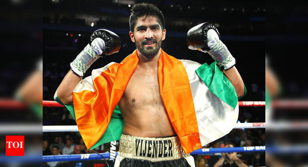 Boxer Vijender Singh wins 11th consecutive pro bout | Boxing News ...