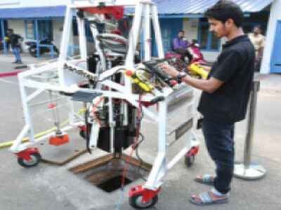 ‘Bandicoot’ to put an end to manual scavenging by cleaning sewers ...