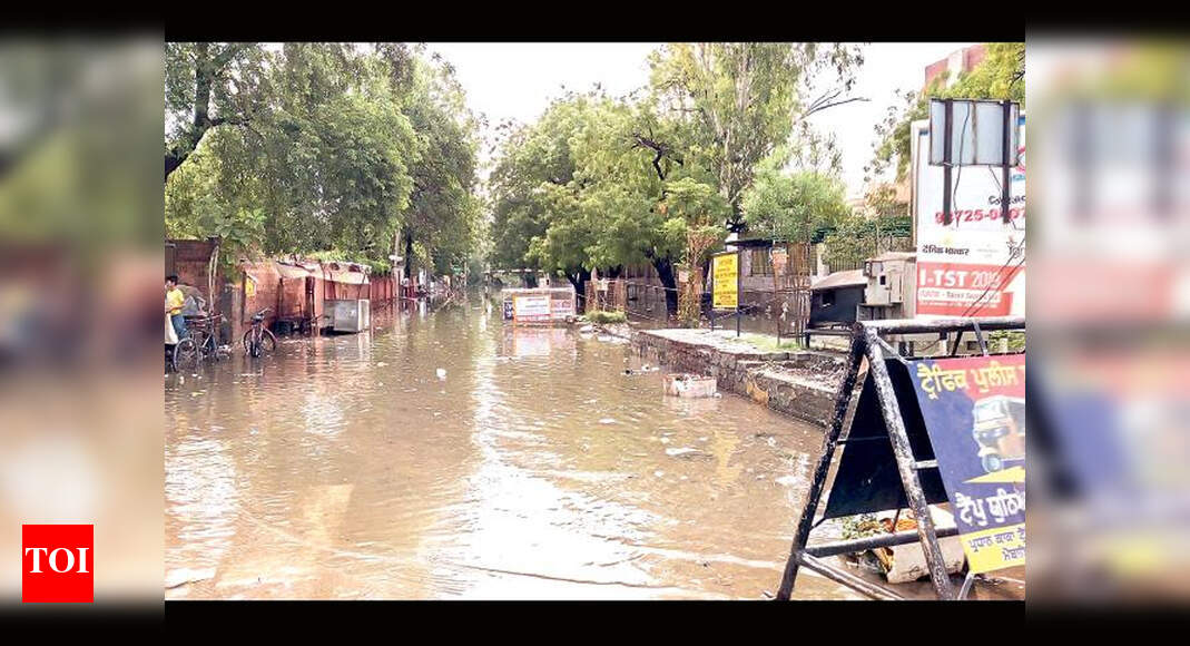 12 hours after rain, Bathinda still under water; SAD, Congress in blame game | Amritsar News ...