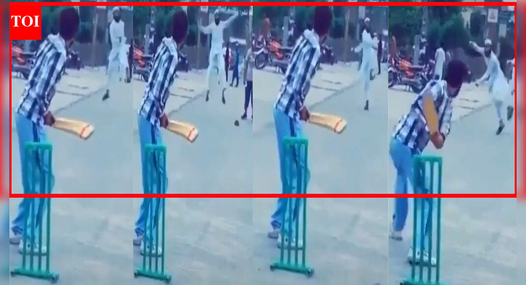 This gully cricketer has become an internet sensation with his unique ...