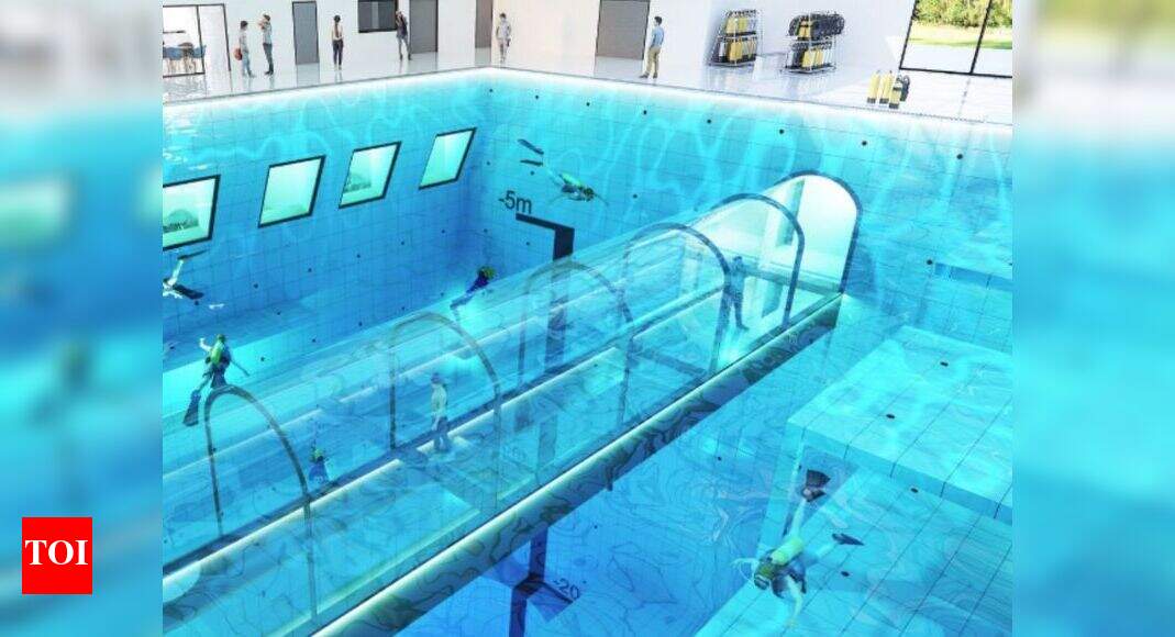 World’s deepest pool is as deep as a 15-story building - Times of India