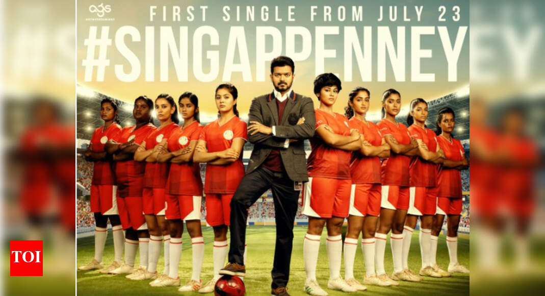 The official video of 'Singapenney' from Vijay's 'Bigil' unveiled ...