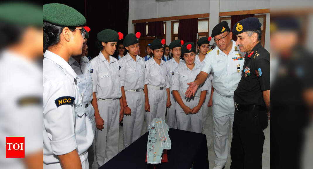 First NCC Naval Wing for Girls formed at St Kabir to mark Kargil Vijay ...
