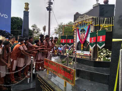 Renovated memorial for Kargil war martyr unveiled at Trichy | Trichy ...
