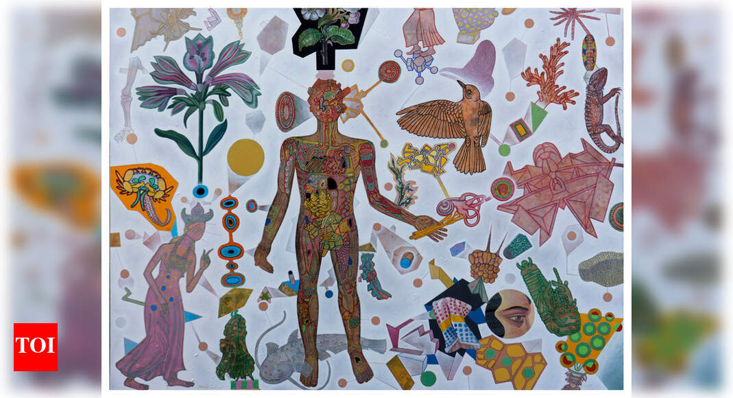 Interaction between the world and reality on canvas - The Times of India