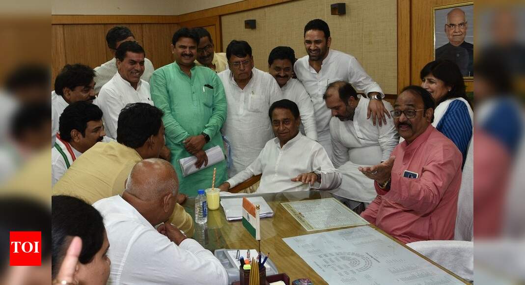 Some Congress leaders upset after 2 BJP MLAs support MP govt | India ...