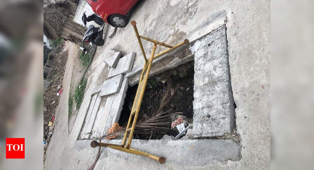 Open Storm Water drain - Times of India