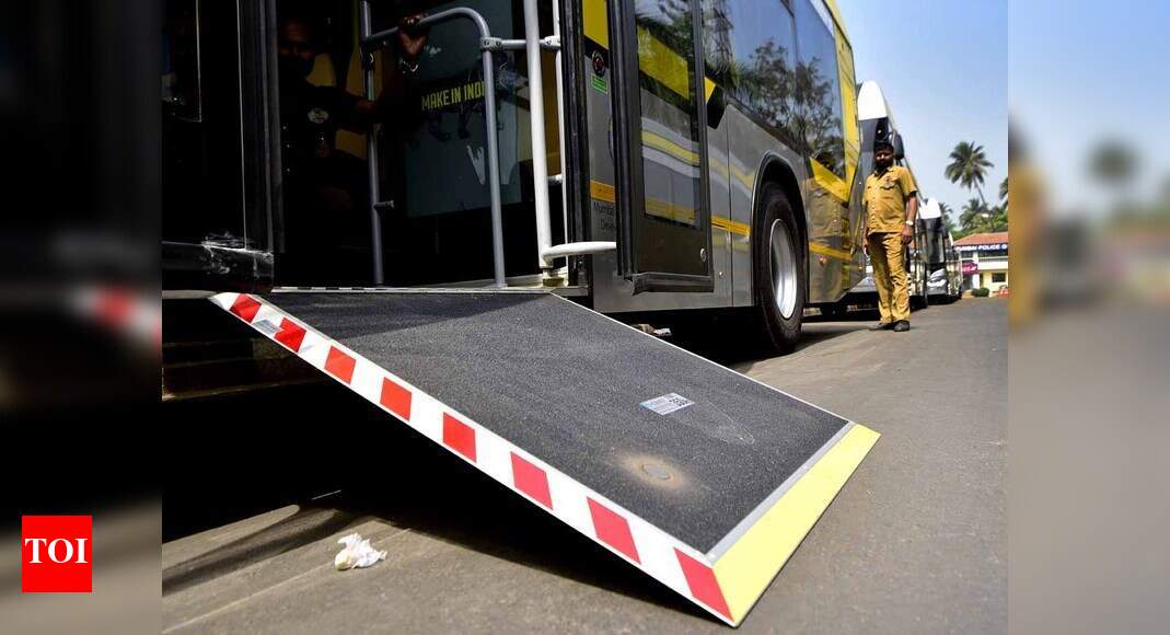 Buses may need to have wheelchair ramps soon | India News - Times of India