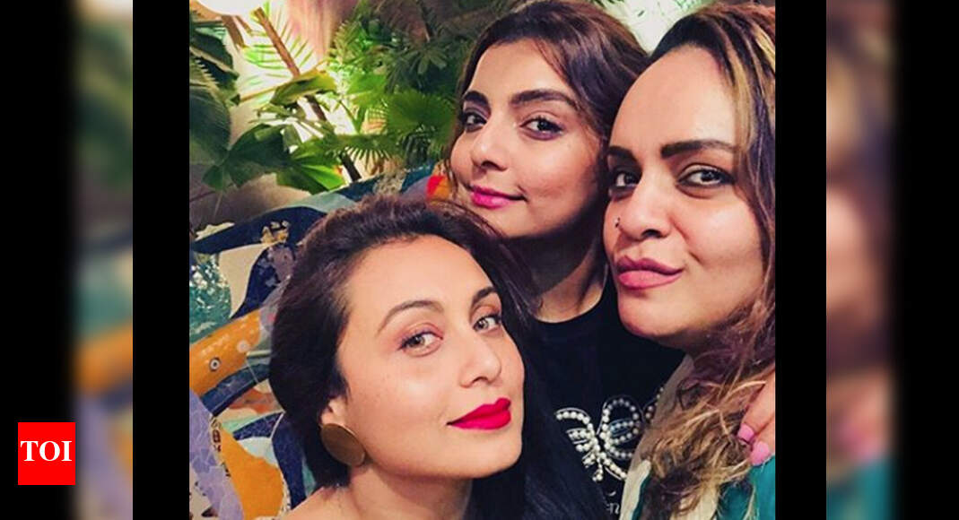 Rani Mukerji and choreographer Vaibhavi Merchant pose for a picture ...