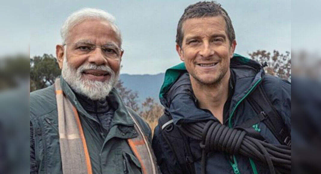 Bear Grylls Narendra Modi on Man Vs Wild | TimesTravel