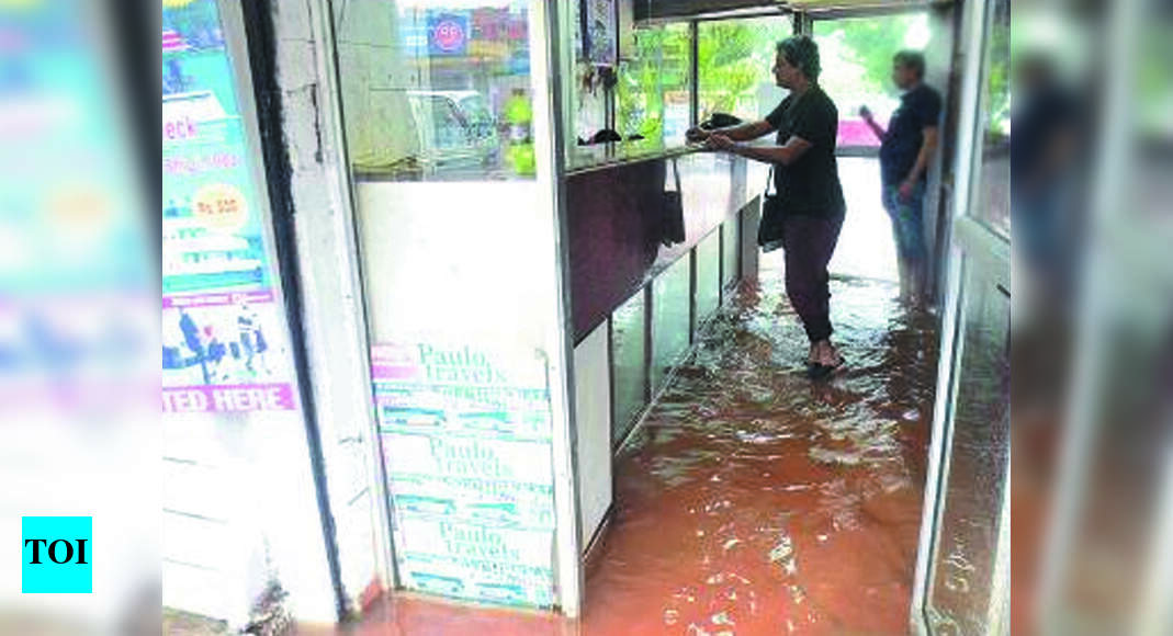 Panaji: Business takes a blow every time 18th June Road floods | Goa ...