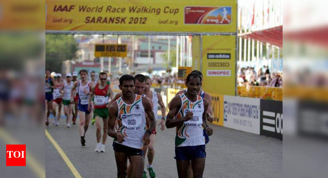 Indian men's 20km race walk team wins bronze after seven years through ...