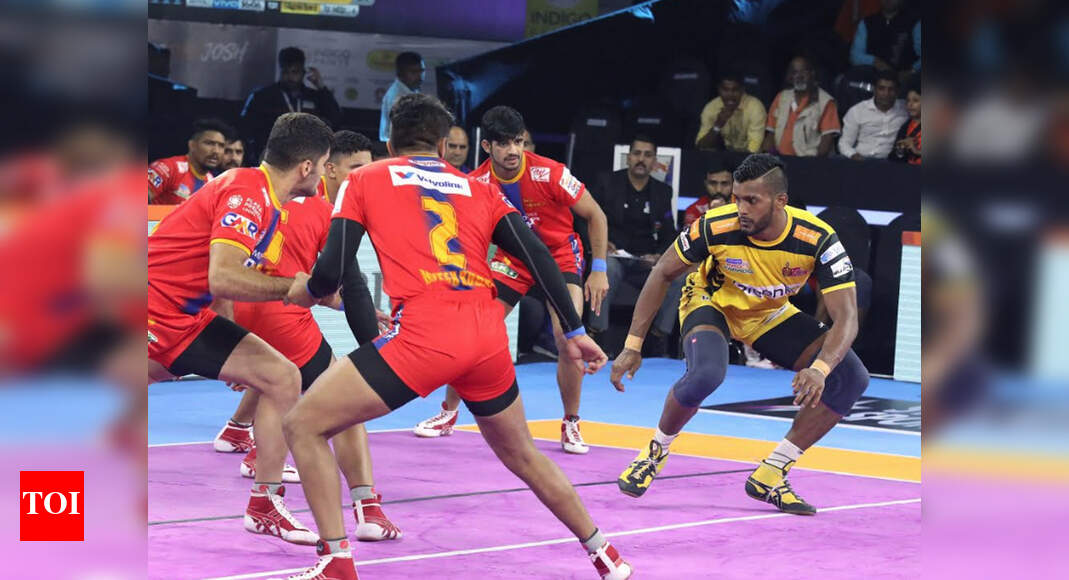 Pro Kabaddi 2019: Telugu Titans, UP Yoddha settle for a tie | Pro ...