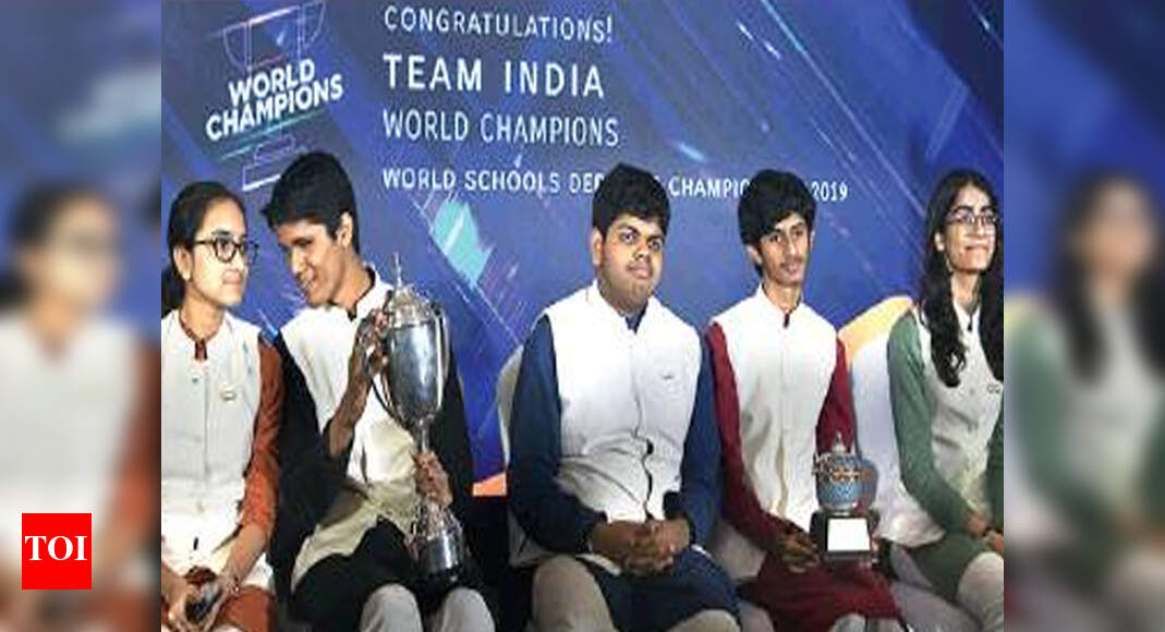 Three from Chennai in team that wins world debate title | Chennai News ...