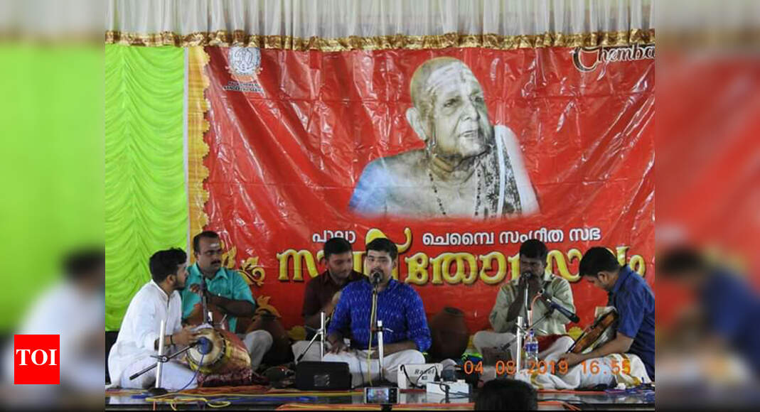 Singer Sooraj Lal performs at Chembai Sangeetha Sabha | Events Movie ...