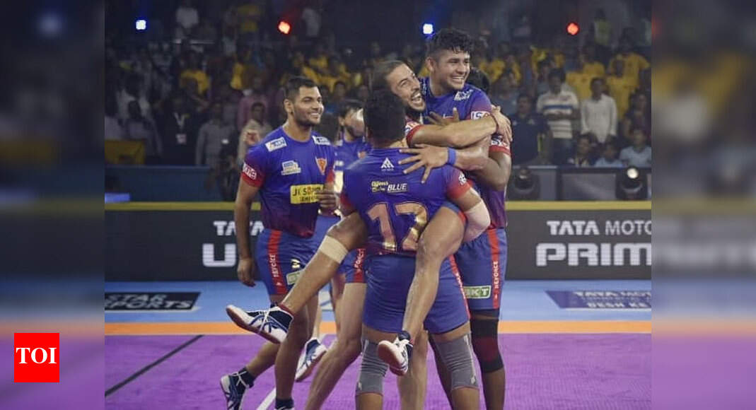 Pro Kabaddi Live Score: Dabang Delhi KC vs Jaipur Pink Panthers, PKL ...