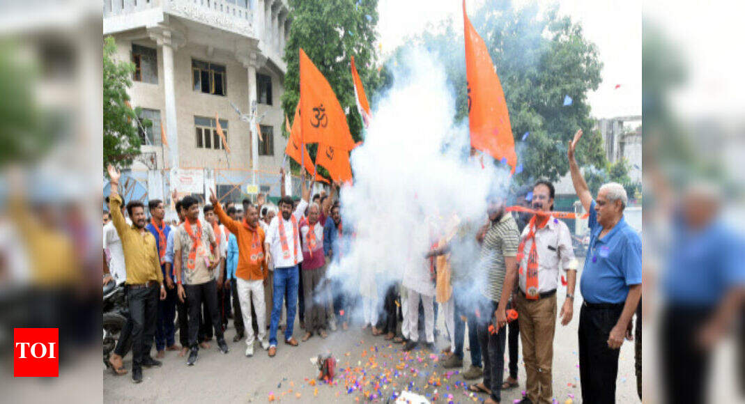 Jammu celebrates amid restrictions | India News - Times of India