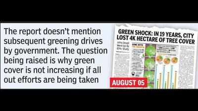 ISRO report raises questions on govt greening drive | Nagpur News ...