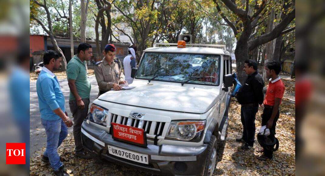 Uttarakhand: RTO conducts drive, impounds 27 vehicles | Dehradun News ...