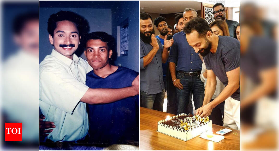 Soubin Shahir greets birthday boy Fahadh Faasil with a rare photo ...