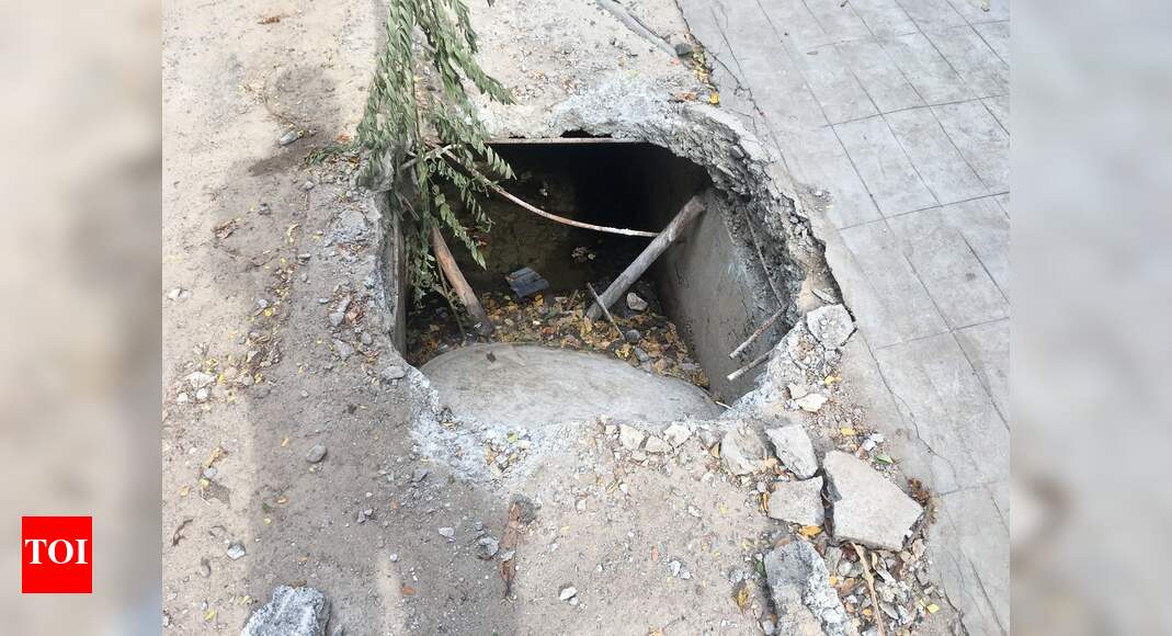 Storm water drainage damage - Times of India