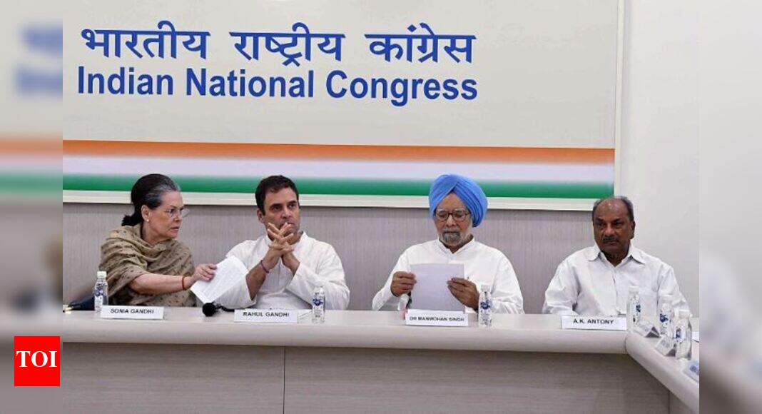 Congress Working Committee meeting shortly to pick next party chief ...
