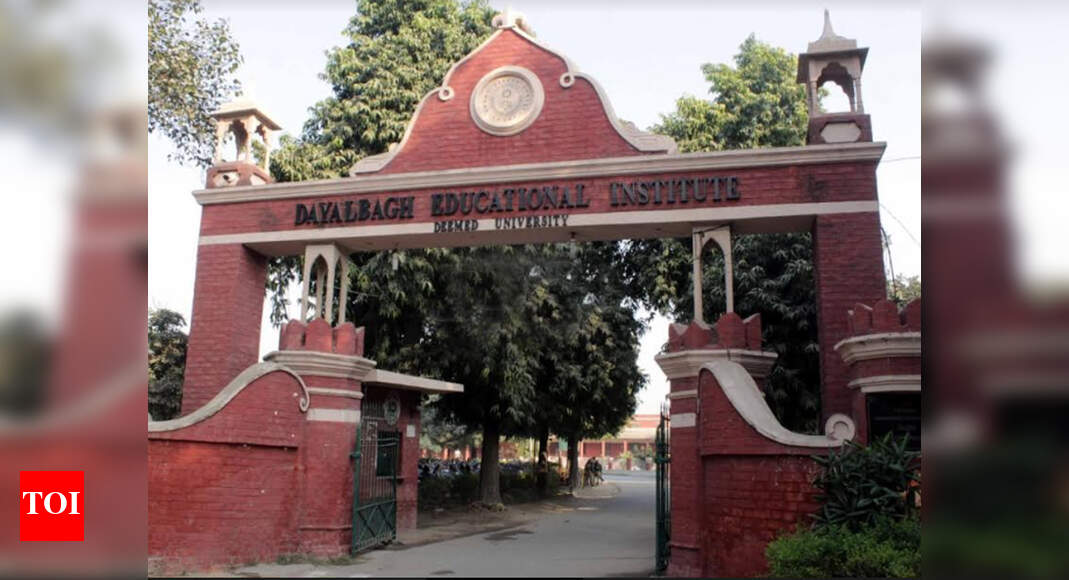 Dayalbagh Educational Institute gets A+ grade from NAAC | Agra News ...