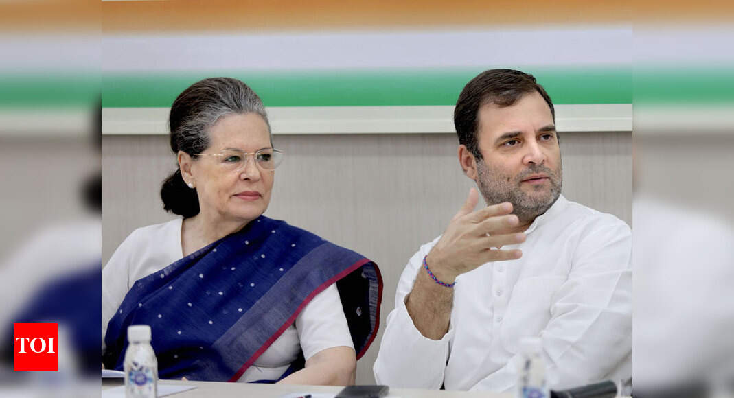 Sonia Gandhi named interim Congress president after day-long CWC meet ...