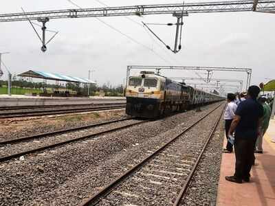 SCR commissions double line between Moturu and Akividu | Vijayawada News - Times of India