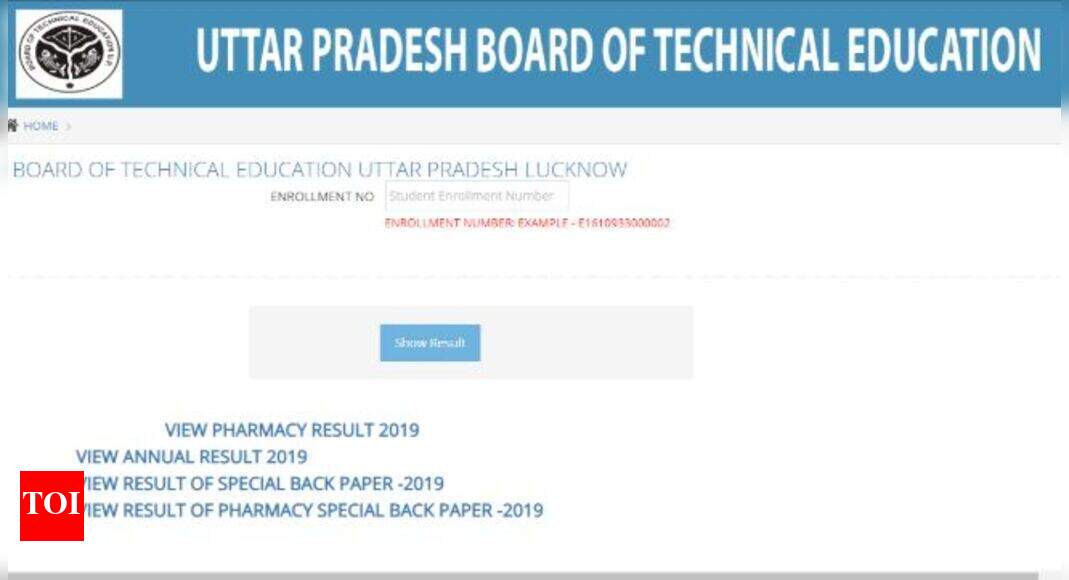 Up Bte Result Bte Up Polytechnic Diploma Result 2019 For Even