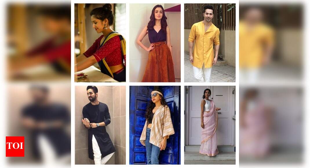 This I-Day, add a modern twist to the traditional khadi - Times of India