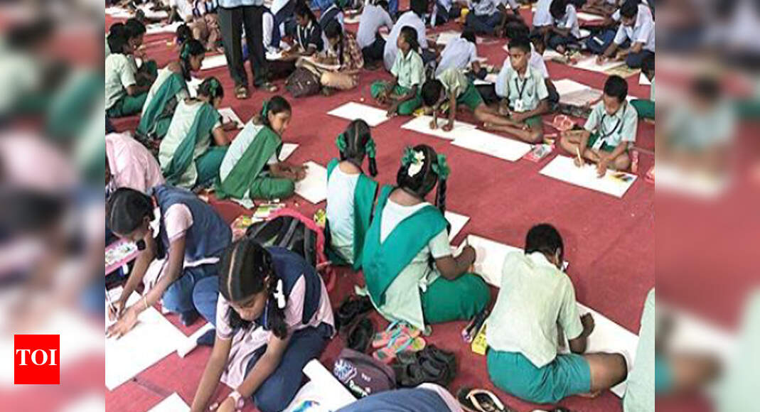 Raj Nivas hosts drawing camp for school children | Puducherry News ...