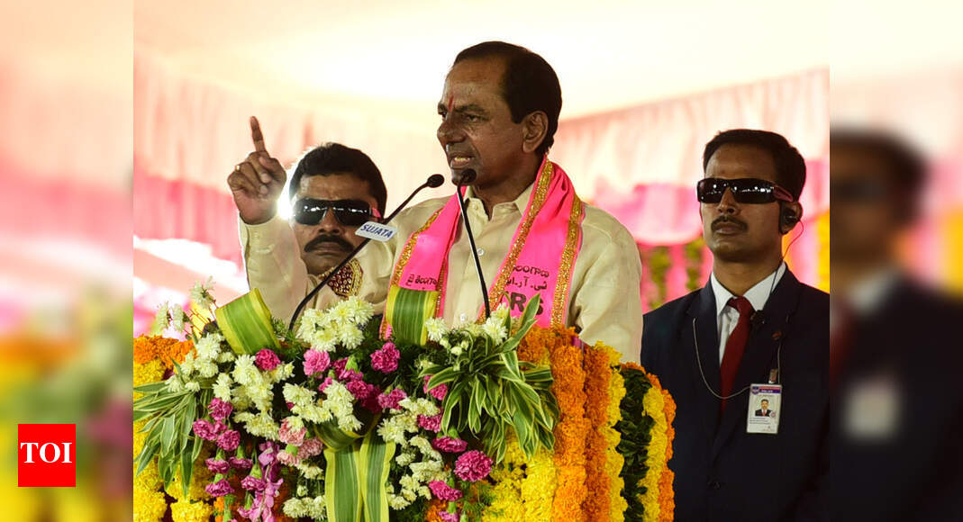 KCR, K Rosaiah attend 'At Home' hosted by Telangana governor ...
