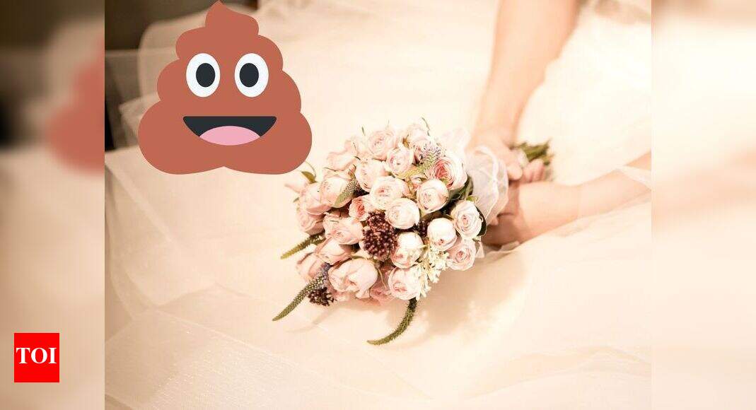 Weird: Husband leaves poop stain on his bride’s gown while sitting on ...