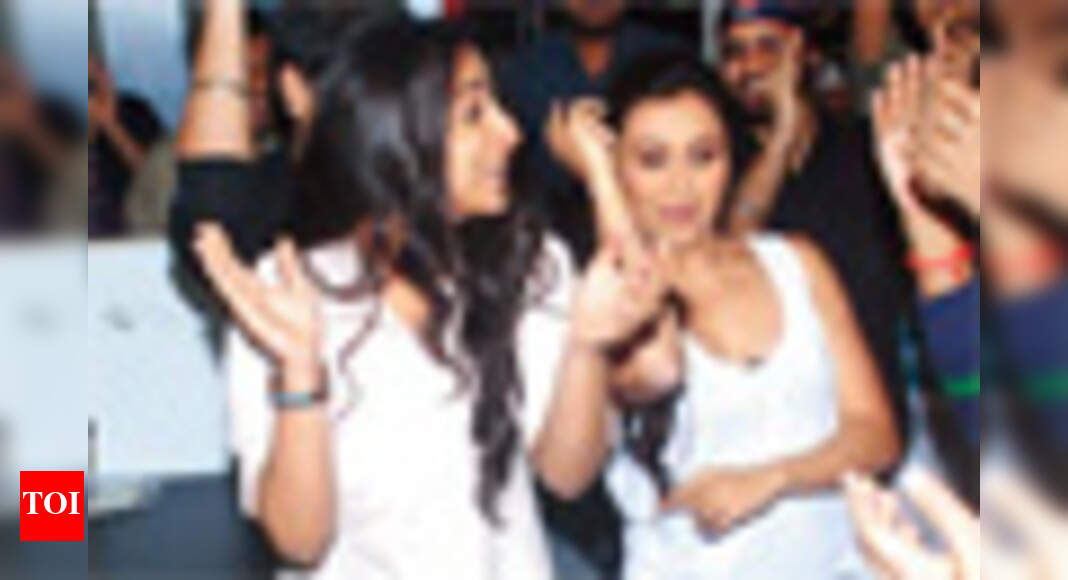 Vidya, Rani at a dancing party | Events Movie News - Times of India