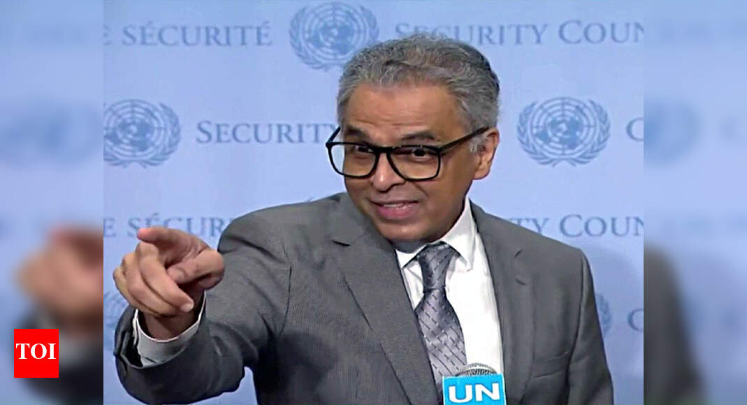 In Symbolic Gesture Indias Ambassador To Un Extends Hand Of Friendship To Pakistani