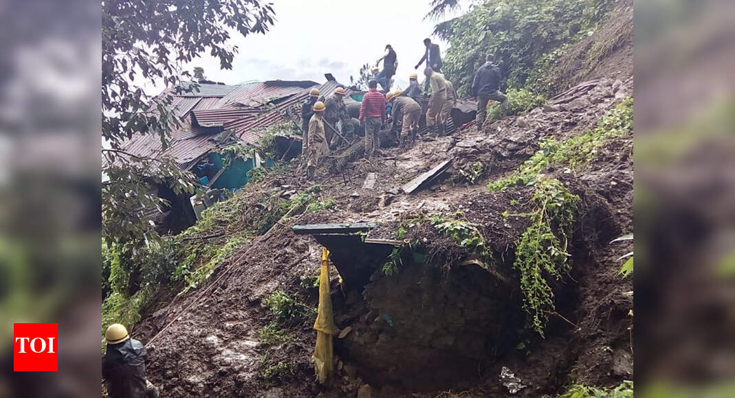 Landslide kills three in Shimla, one injured | Shimla News - Times of India