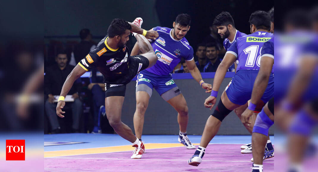 PKL: Siddharth Desai steers Telugu Titans to win over Haryana Steelers ...