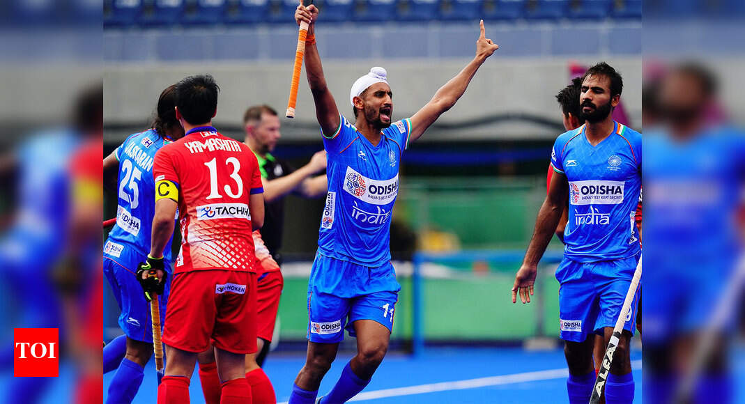 Mandeep hat-trick helps India beat Japan to reach Olympic Test Event ...