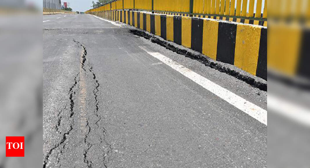 'Poor construction & material led to expressway cave-in' | Raipur News ...