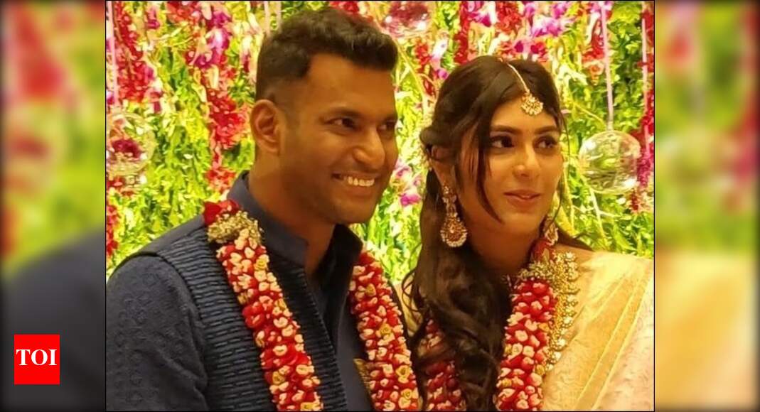 Breaking! Kollywood actor Vishal and Anisha Alla Reddy wedding called ...
