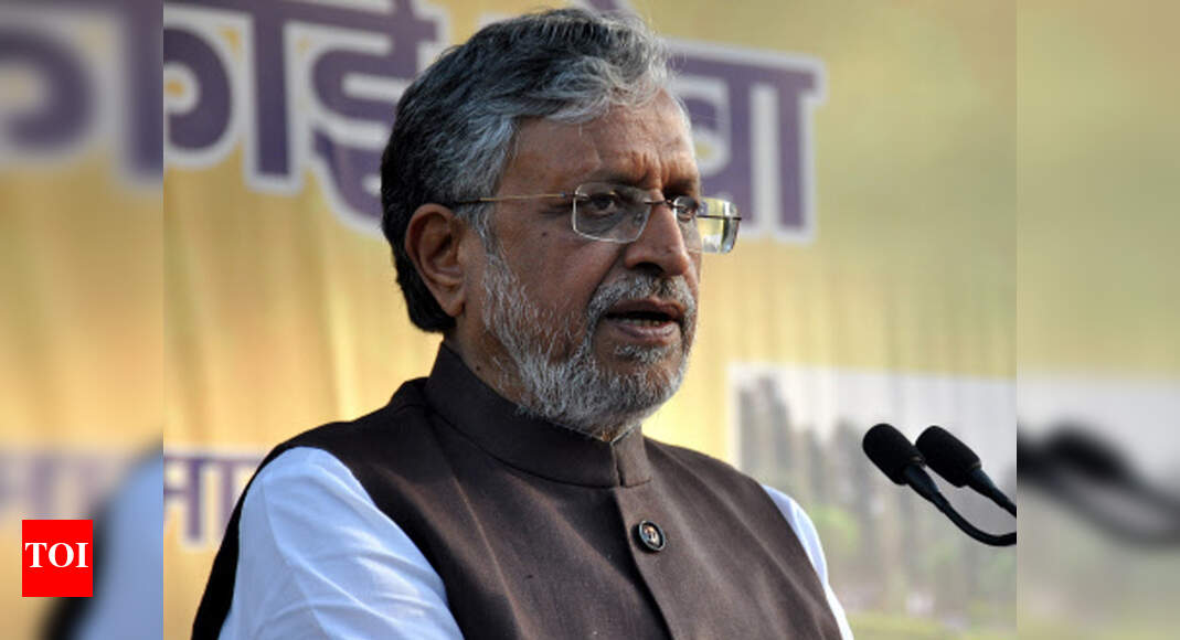 P Chidambaram had links with ISI: Sushil Kumar Modi | Patna News ...
