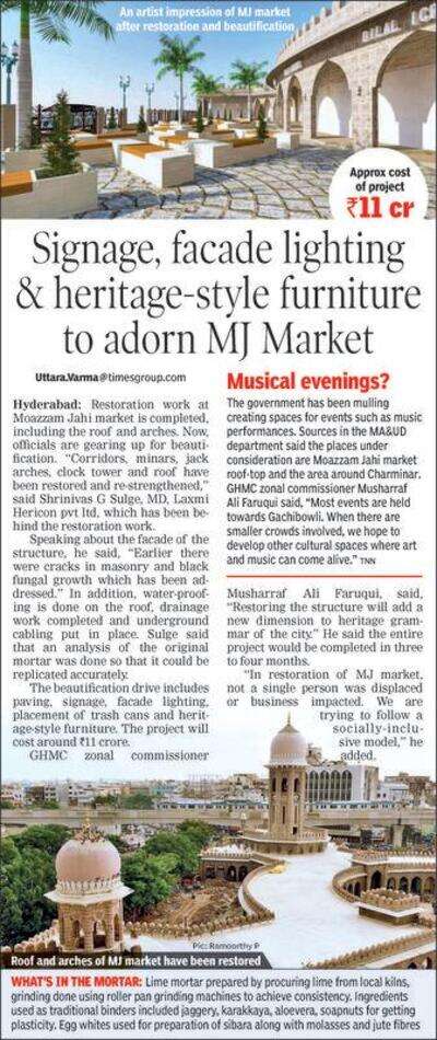 Hyderabad: Signage, facade lighting, heritage-style furniture to adorn ...