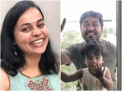 Divya turns photographer for Vineeth Sreenivasan and son | Malayalam ...