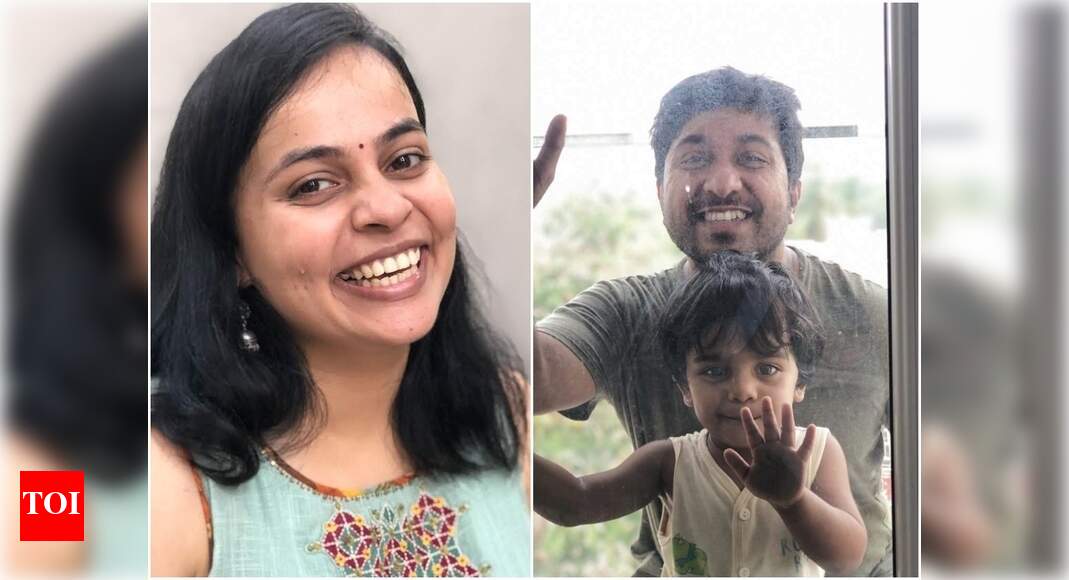 Divya turns photographer for Vineeth Sreenivasan and son | Malayalam ...