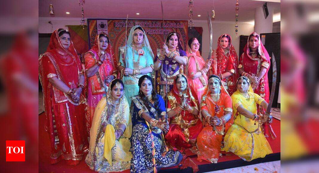 Colourful ghoomar celebration in the city | Events Movie News - Times ...