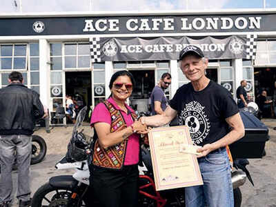 Biking queens ride past hurdles to complete India-UK expedition | Surat ...