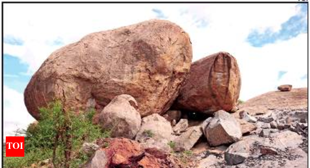 Stone mafia poses threat to prehistoric rock art site | Chennai News ...